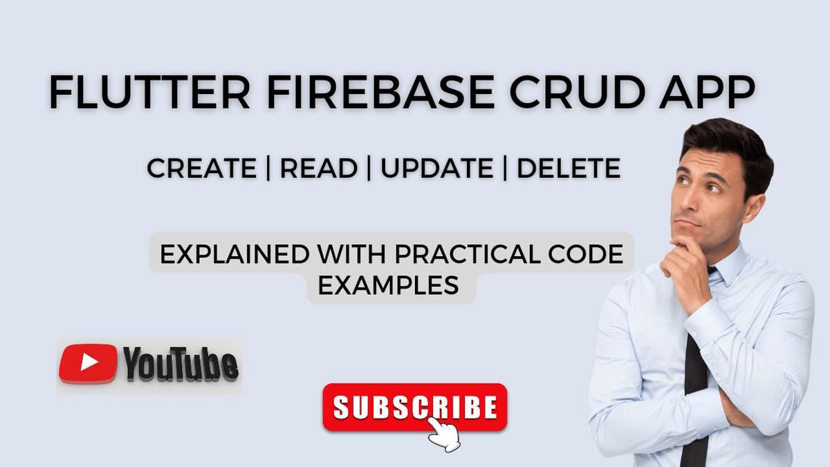 Flutter Firebase Crud App Create Read Update Delete Flutter Tutorial For Beginners
