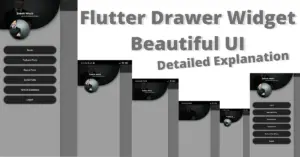 Beautiful Flutter Drawer Widget Customization-Explained With Example ...