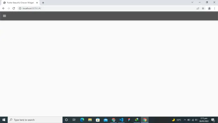 Flutter Web Template - Flutter Web Drawer Widget Example - Let Me Flutter