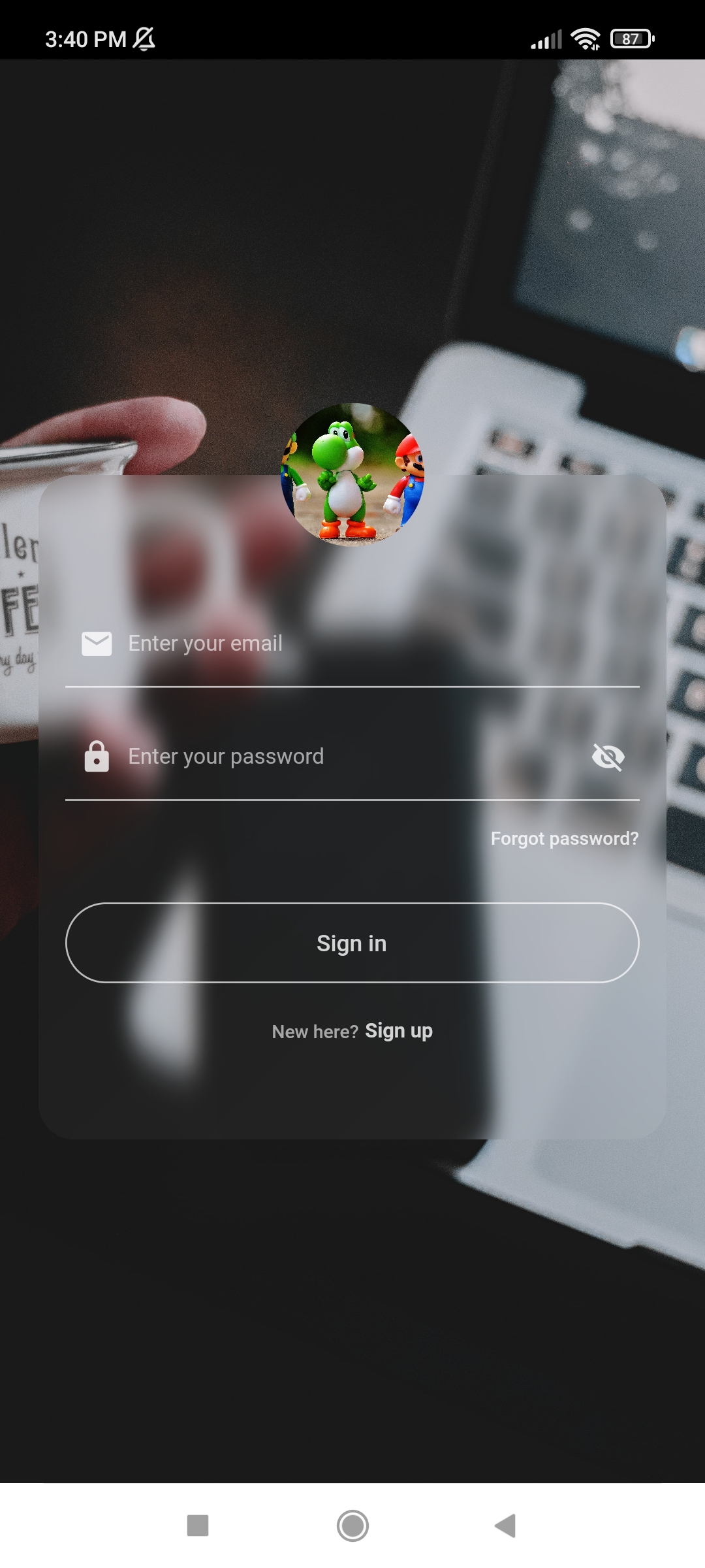 Flutter Glassmorphism Login UI Template - Let Me Flutter