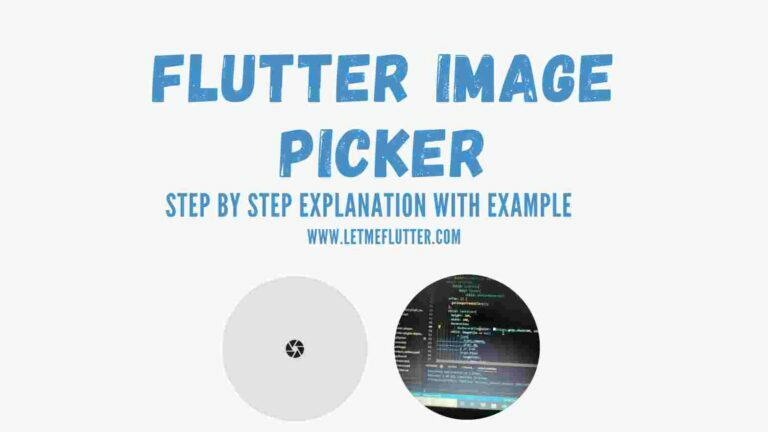 How To Properly Use Flutter Image Picker - Easy Flutter Example - Let ...