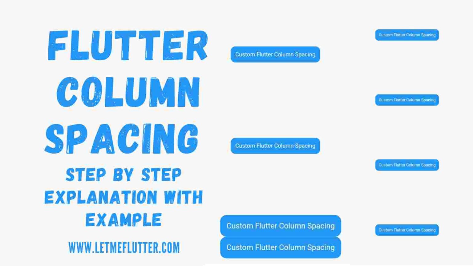 How To Easily Customize Flutter Column Spacing - Let Me Flutter How To Easily Customize Flutter Column Spacing - Let Me Flutter
