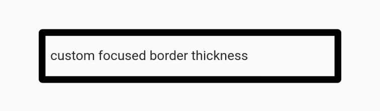 Flutter Textfield Focused Outline Border Thickness Customization - Let ... Flutter Textfield Focused Outline Border Thickness Customization - Let ...