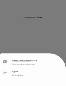 [Solved] How To Customize Flutter Modal Bottom Sheet - Let Me Flutter