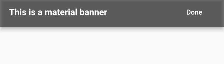 [Solved] How To Easily Customize Material Flutter Banner - Let Me Flutter
