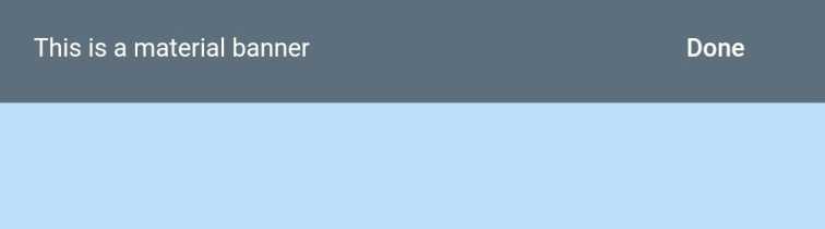 [Solved] How To Easily Customize Material Flutter Banner - Let Me Flutter