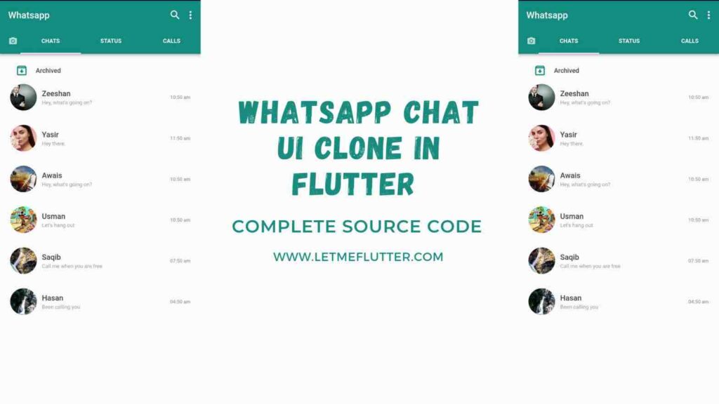 Flutter Whatsapp Chat Screen Ui Archives - Let Me Flutter